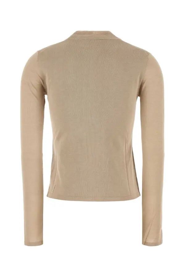 Max Mara Mock Neck Knitted Jumper - No