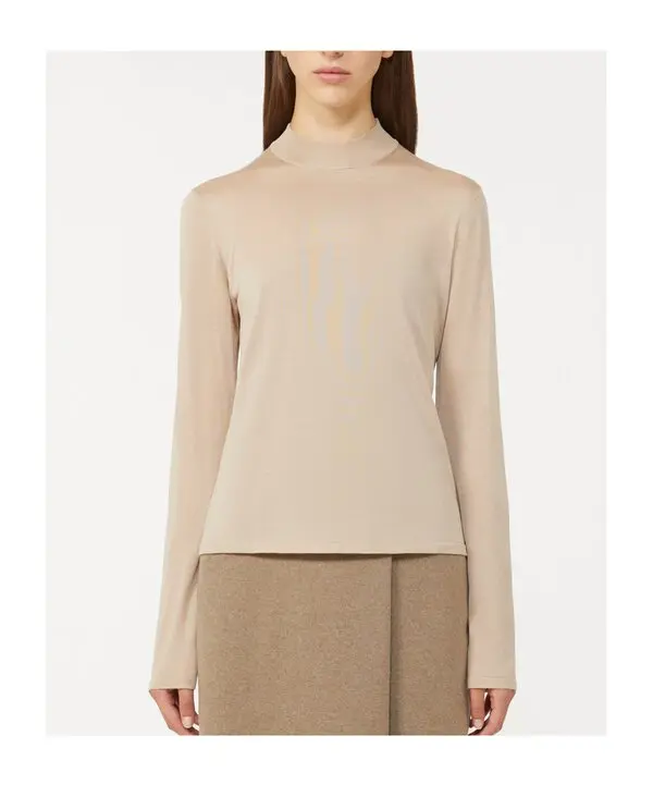 Max Mara Mock Neck Knitted Jumper - No