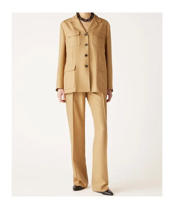 Loro Piana Edward Belted Trousers