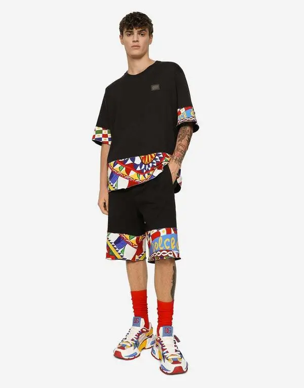 Dolce & Gabbana Printed Carretto Shorts
