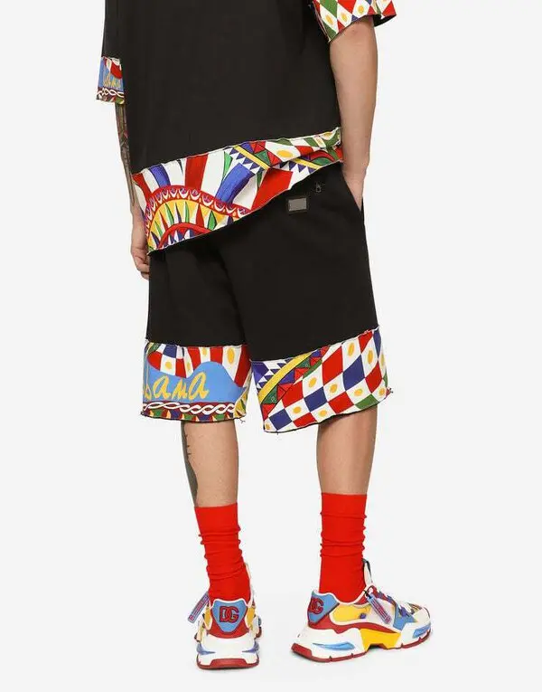 Dolce & Gabbana Printed Carretto Shorts