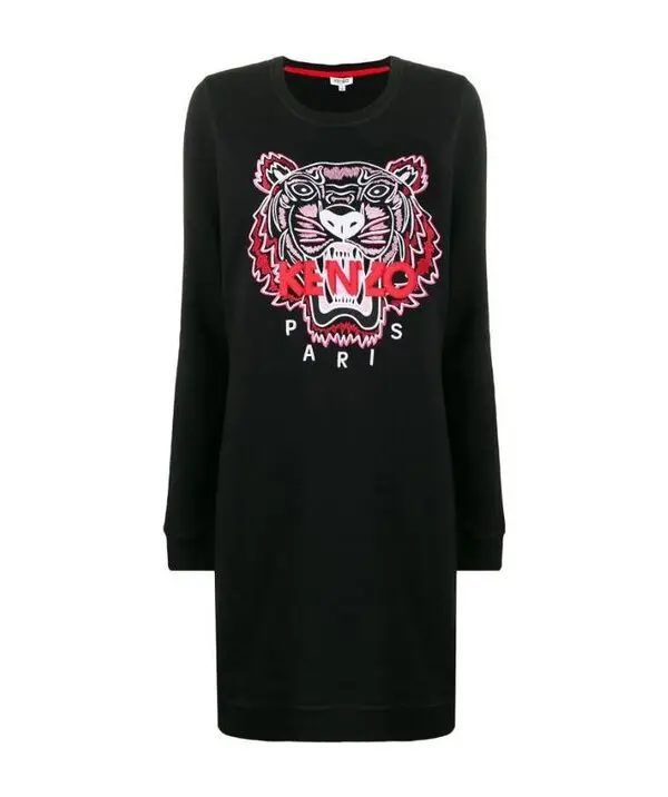 Kenzo Embroidered Mini Dress