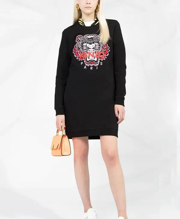 Kenzo Embroidered Mini Dress
