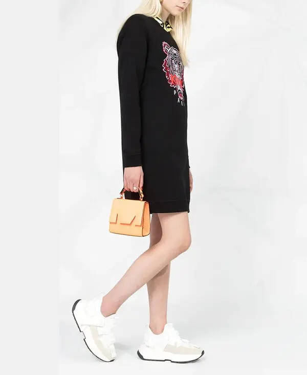 Kenzo Embroidered Mini Dress