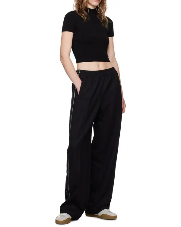 Alexander Wang Logo Tape Track Pants