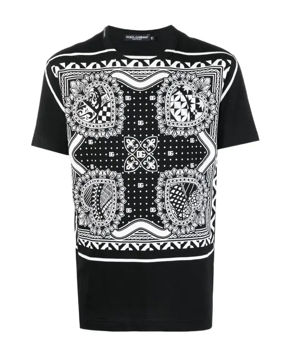 Dolce & Gabbana Archive Manifesto-print T-shirt