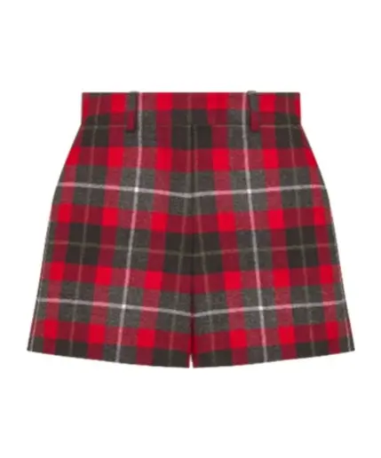 Dior Checked Wool Shorts