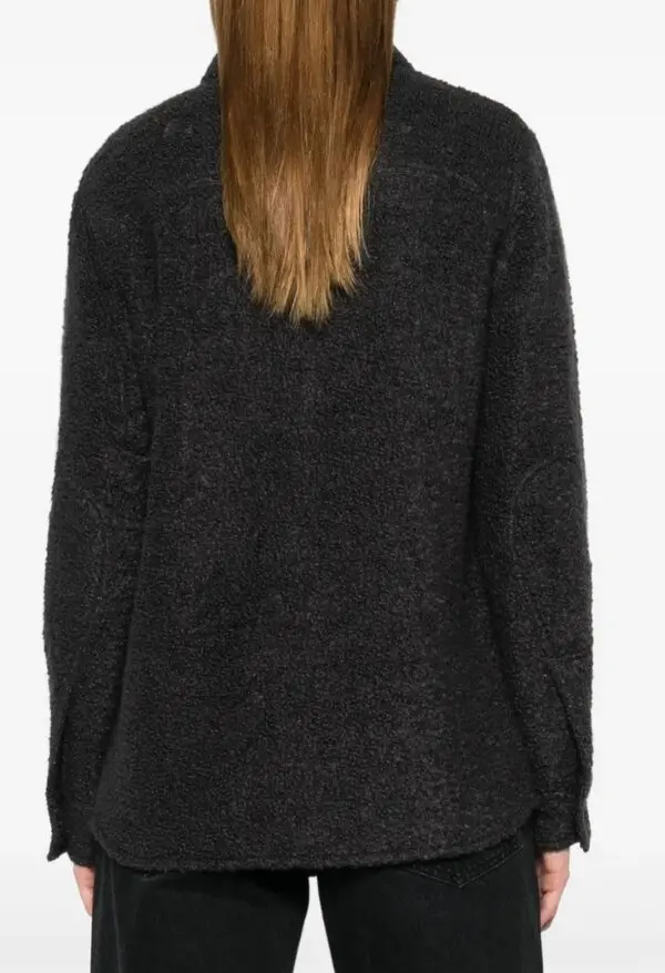 Gabriela Hearst Long Sleeve Textured Shirt Jacket