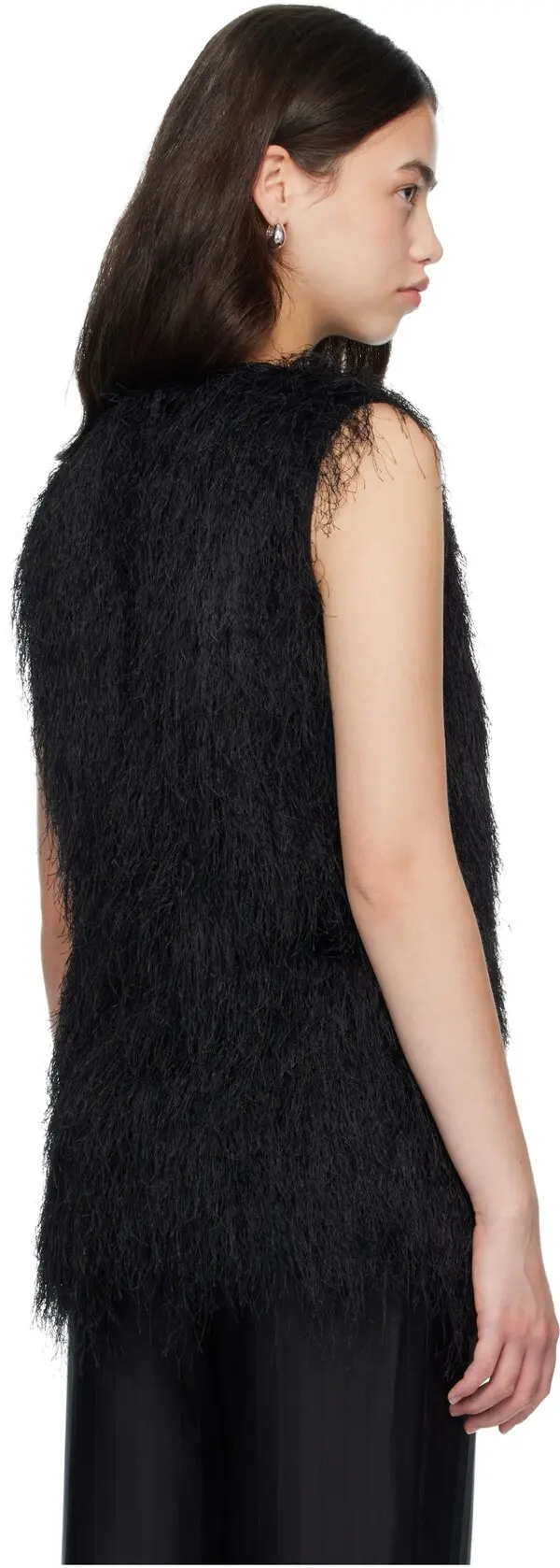Loulou De Saison Yasmin Textured Sleeveless Top
