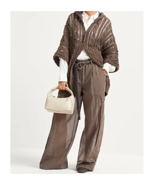 Brunello Cucinelli Zip-up Hooded Knitted Cardigan
