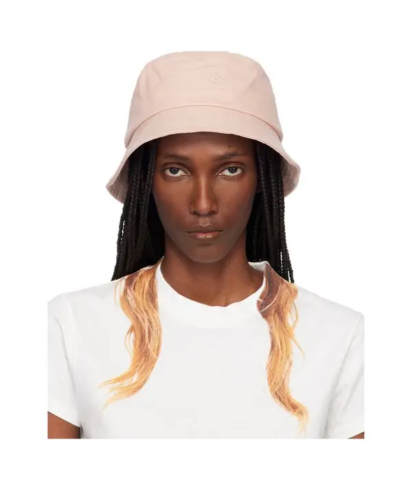 MAISON MARGIELA Logo Bucket Hat - Pink