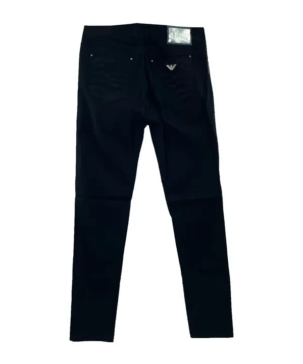 Emporio Armani Embellished Logo Denim
