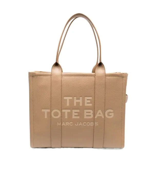 Marc Jacobs Logo Embossed Tote Bag - Brown