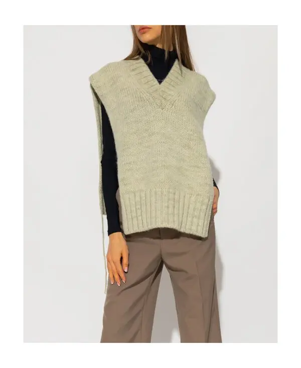 MAISON MARGIELA V-neck Knitted Vest