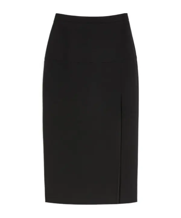 Valentino Garavani Side Slit Midi Skirt