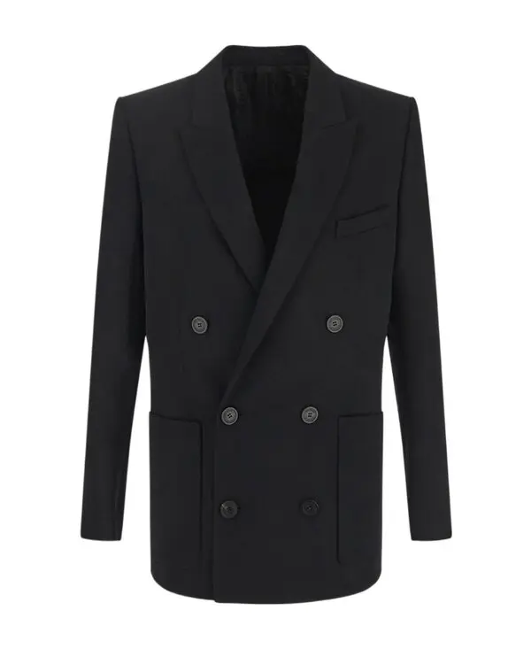 Balmain Double-breasted Blazer - Black