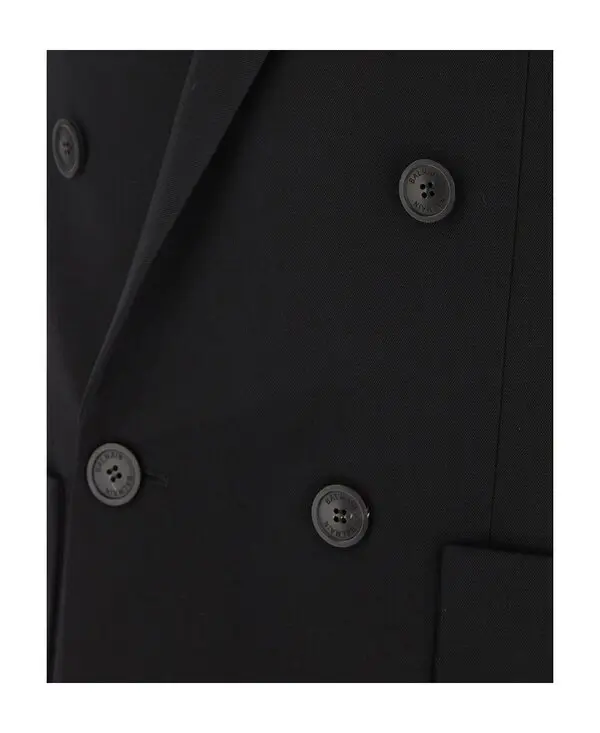 Balmain Double-breasted Blazer - Black