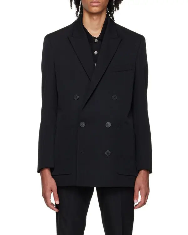 Balmain Double-breasted Blazer - Black