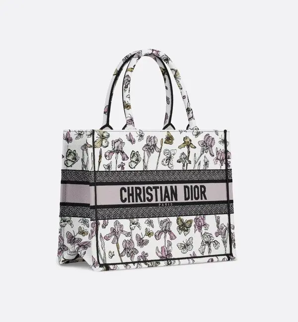 Dior Medium Book Tote - Gray