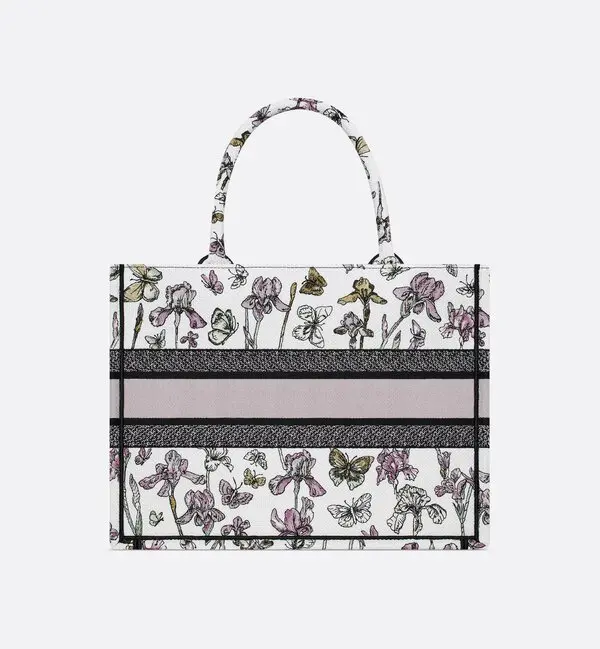 Dior Medium Book Tote - Gray