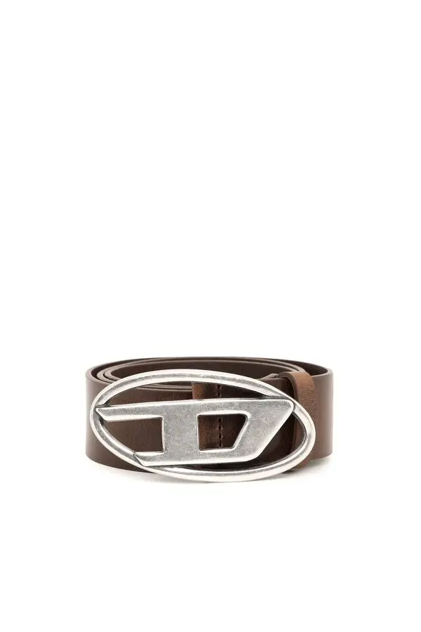 DIESEL® Logo Detailed Buckle Belt - Multicolor