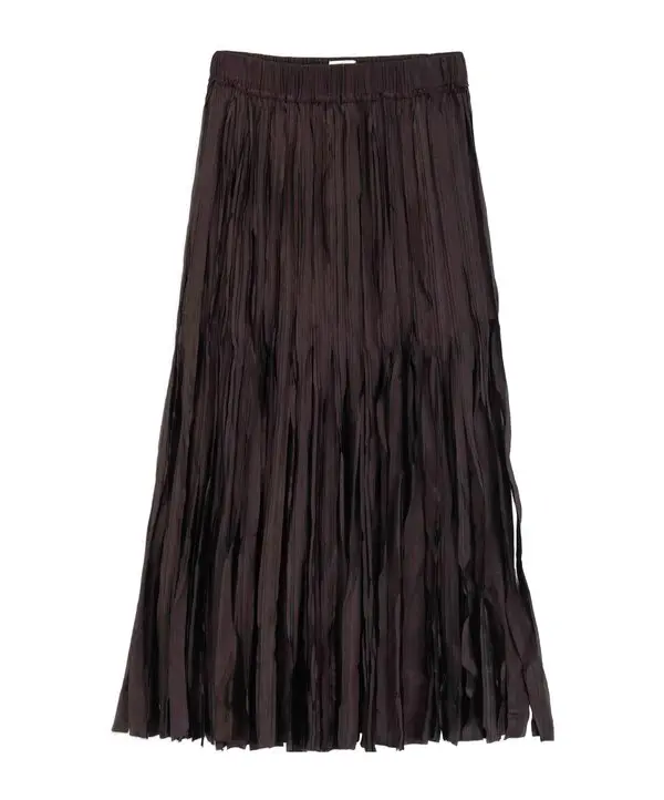 ALYSI Fringed Maxi Skirt