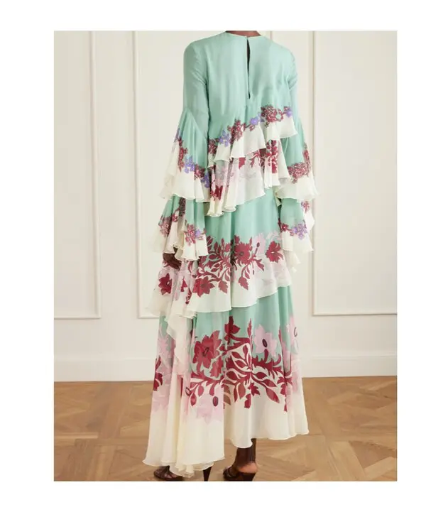 La DoubleJ Naiad Asymmetrical Ruffle Dress