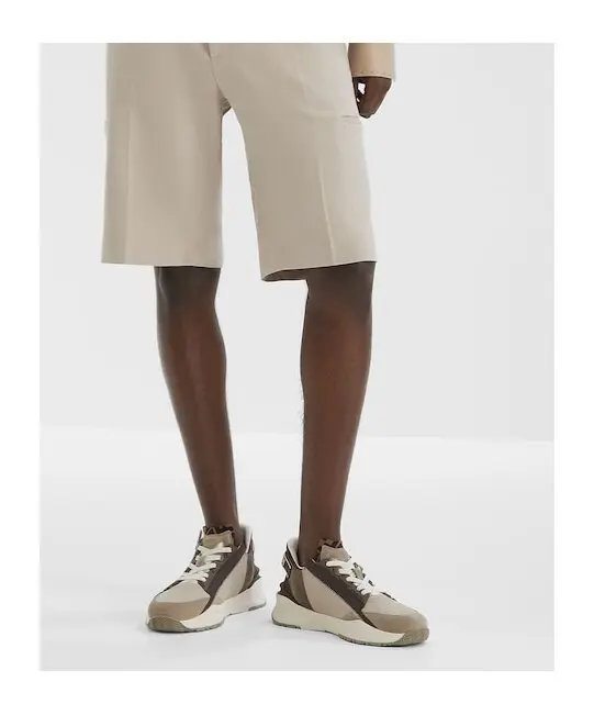 Fendi Flow Lace-up Sneakers - Light Brown