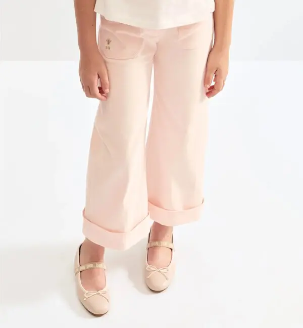 Dior Embroidered Bee Wide-leg Trousers