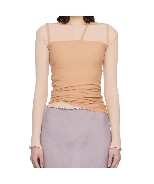 BASERANGE Sleeveless Suspenders Top