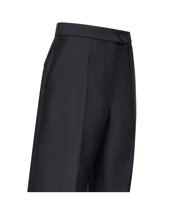Khaite Pleated Tapered Trousers