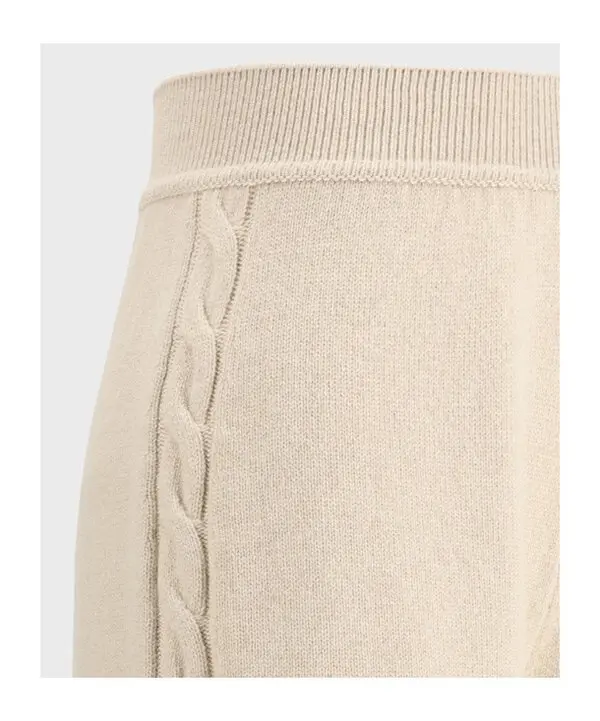 Loro Piana Rib-knitted Elastic Waist Casual Pants