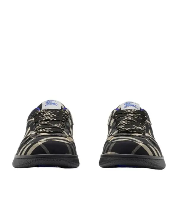 Burberry Checked Lace-up Sneakers - Black Check