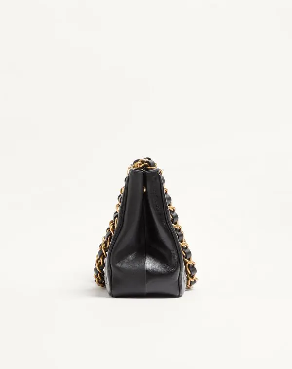 Valentino Garavani Patchwork Vlogo Signature Tote Bag With Chain Strap
