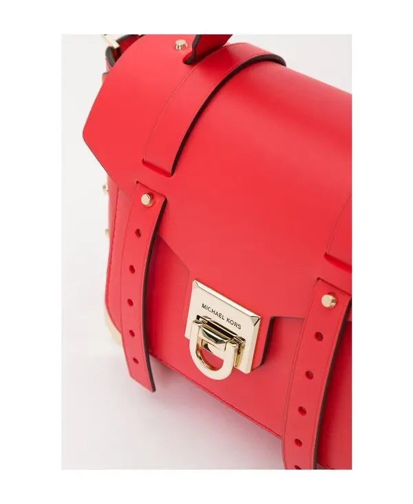 Michael Kors Studded Leather Satchel