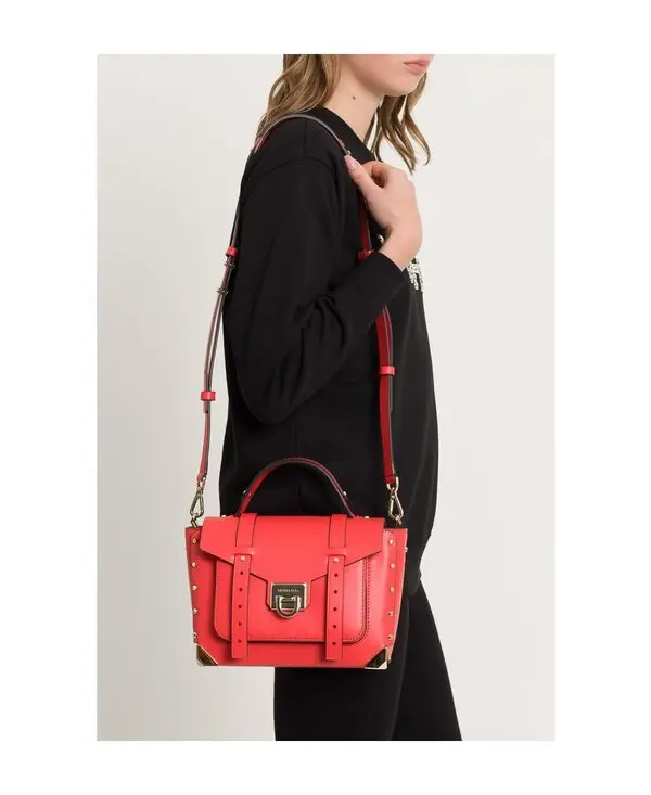 Michael Kors Studded Leather Satchel
