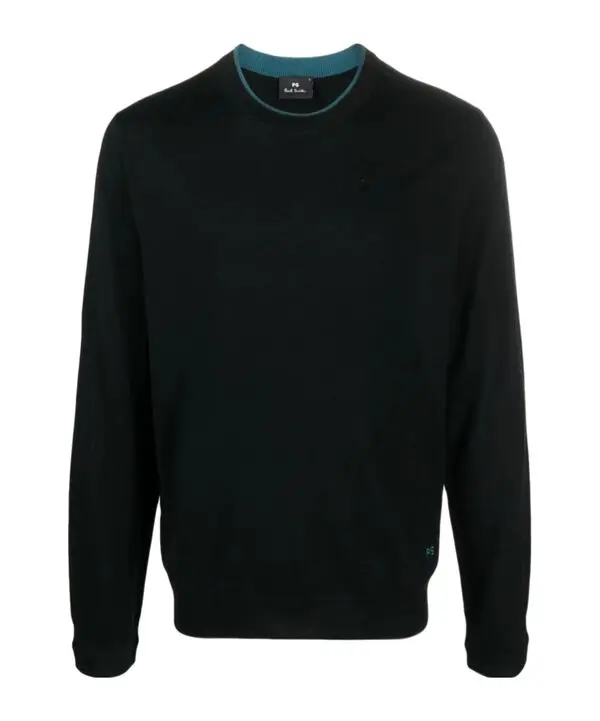 Paul Smith Crewneck Jumper With Side Embroidery