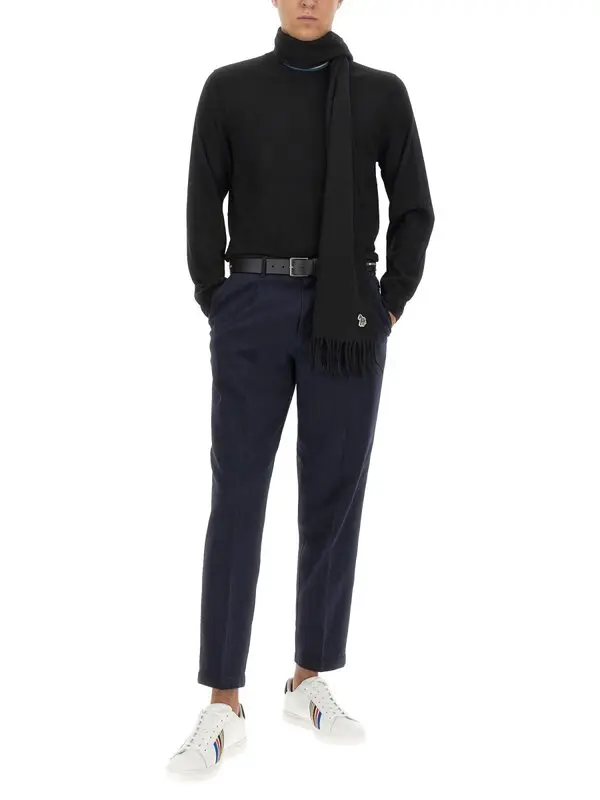 Paul Smith Crewneck Jumper With Side Embroidery