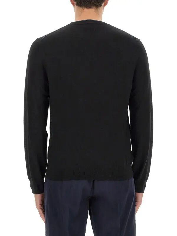 Paul Smith Crewneck Jumper With Side Embroidery
