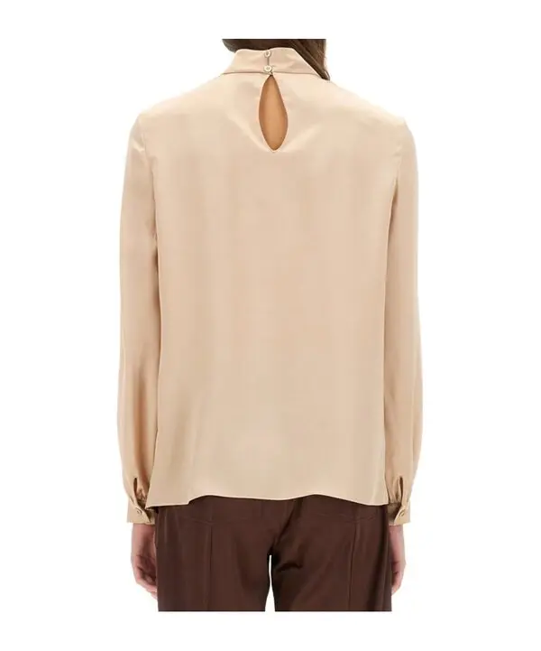 TOM FORD Satin Top With Button Cuffs