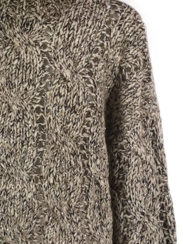 Brunello Cucinelli High Neck Knitted Sweater