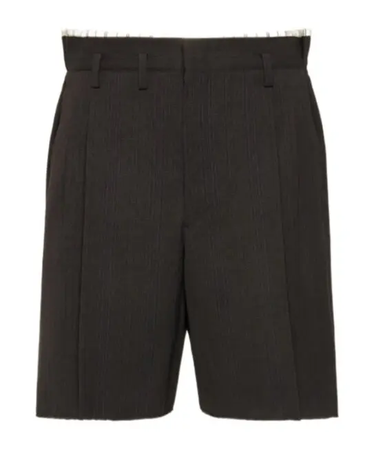 MAISON MARGIELA Pleated Tailored Shorts - Black