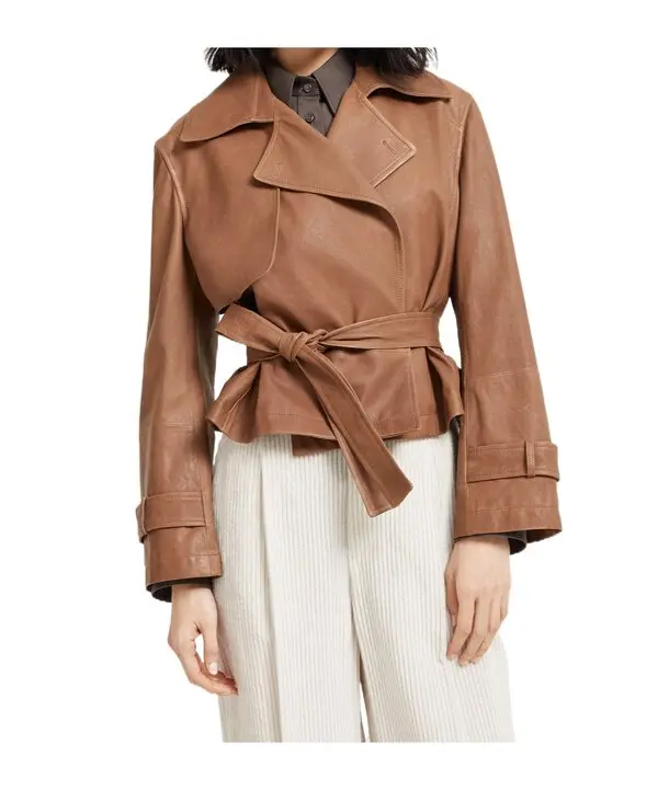 Brunello Cucinelli Cropped Trench Jacket