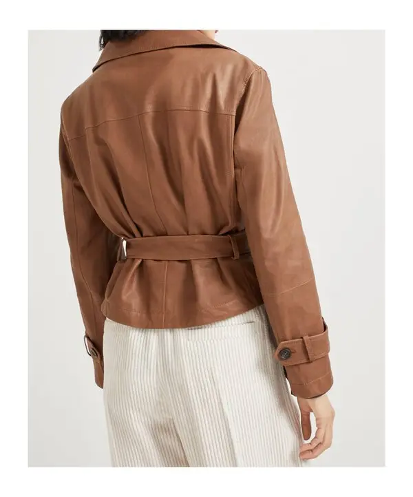 Brunello Cucinelli Cropped Trench Jacket