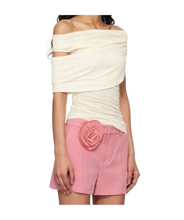 Blumarine Jersey Sablé Blouse