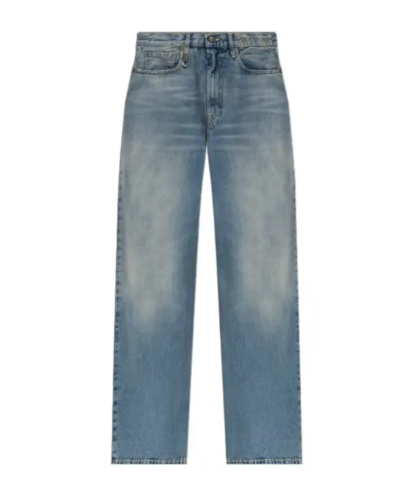 R13 Belt Loop Denim Trousers - Gray