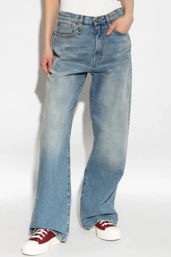 R13 Belt Loop Denim Trousers