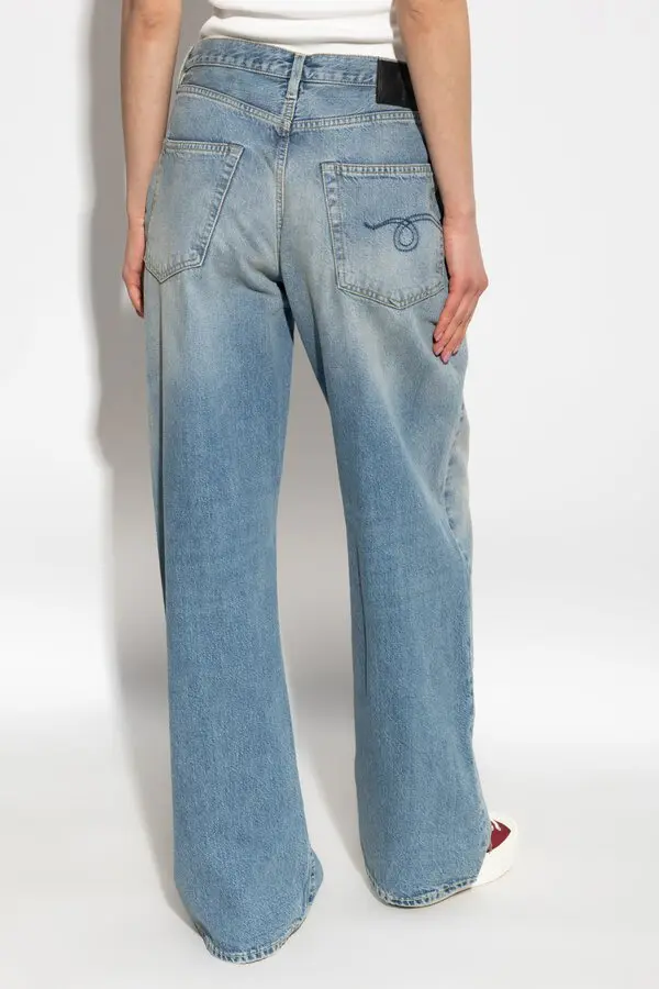R13 Belt Loop Denim Trousers