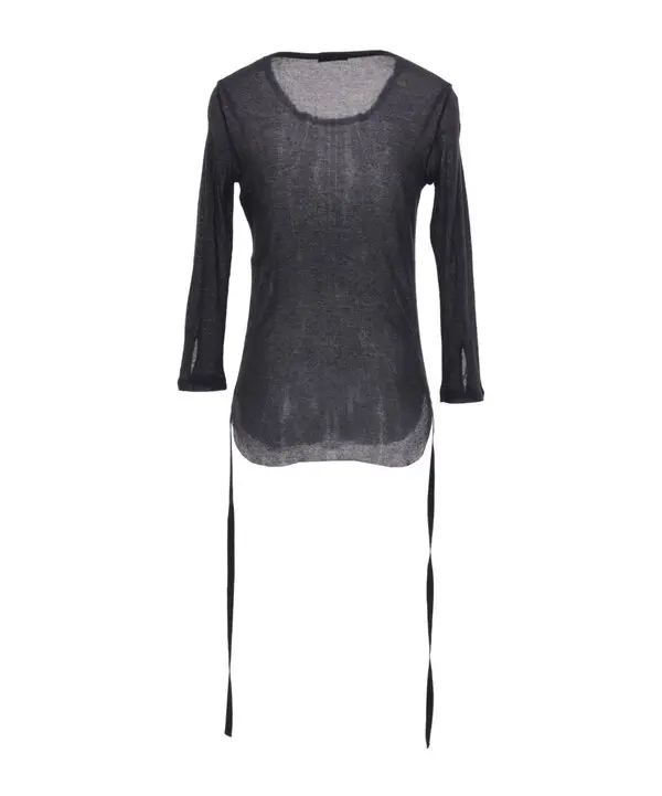 ANN DEMEULEMEESTER Trina Drawstring Crewneck T-shirt