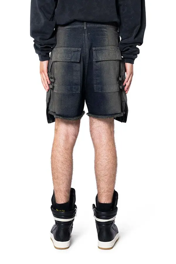 Rick Owens Stefan Cargo Shorts - Black